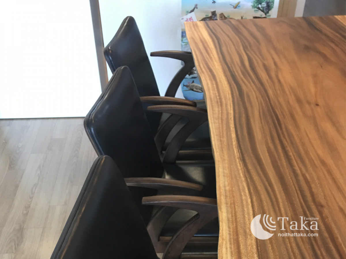 Solid tamarind wood dining table 2000x800 - TAKA Furniture - Solid wood ...