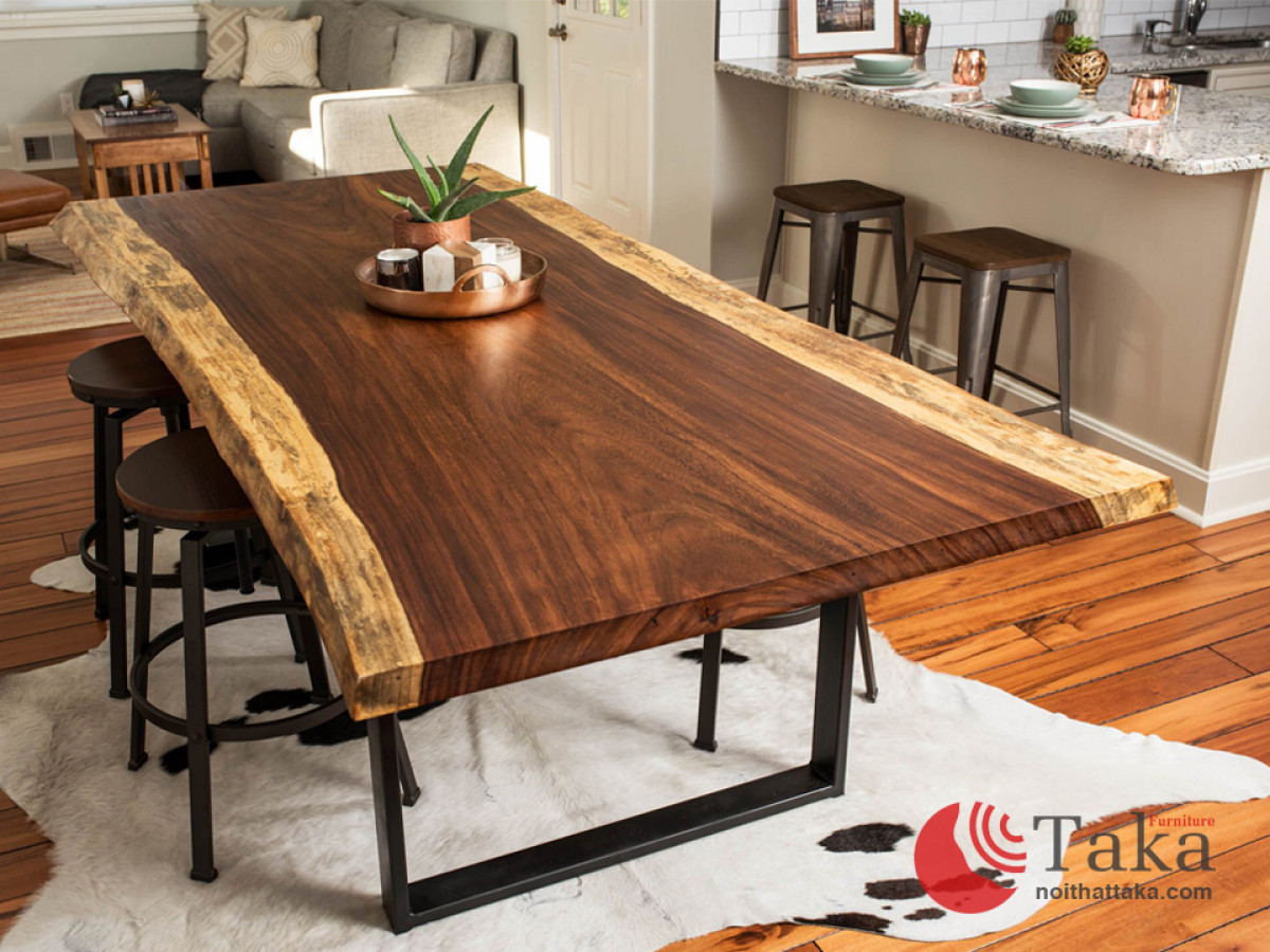 Solid wooden table 220x90 - TAKA Furniture - Solid wooden table | Bắc ...