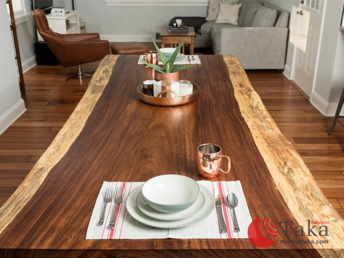 Solid wooden table 220x90 - TAKA Furniture - Solid wooden table | Bắc ...