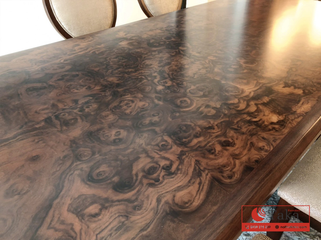 High quality Walnut + Veneer dining table set - TAKA Furniture - Solid ...